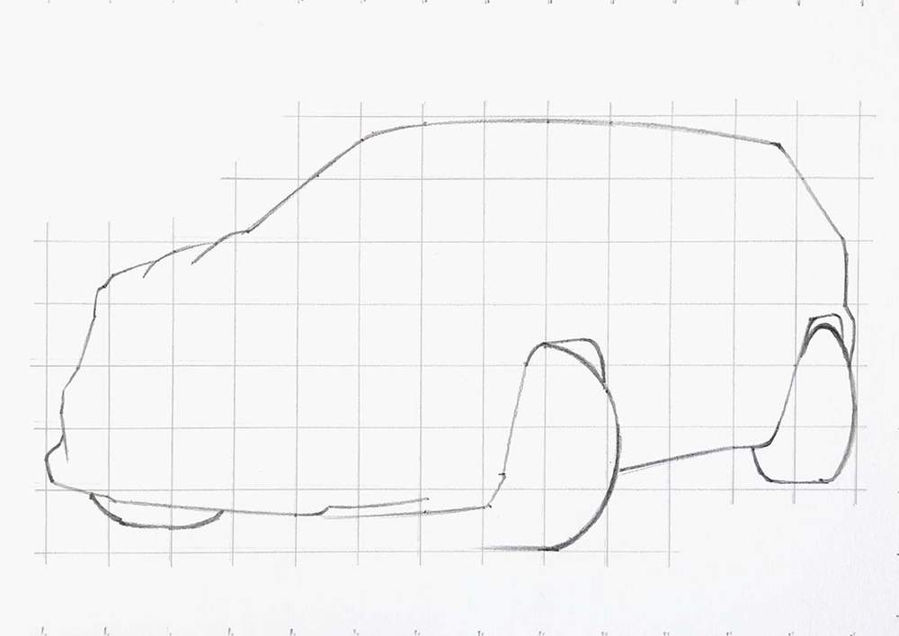 How To Draw A Jeep Grand Cherokee Trackhawk - Simple Step-By-Step Tutorial